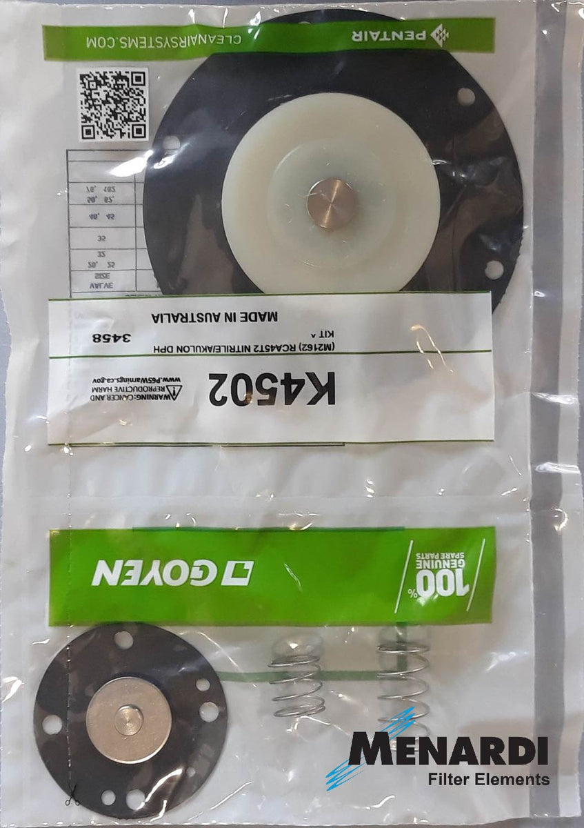 K2529 Goyen Diaphragm Replacement Kit – Menardi Filters